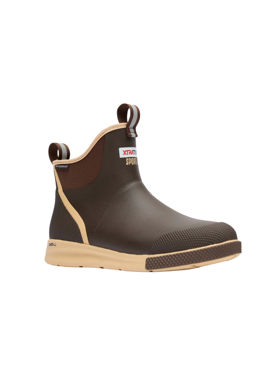 XTRATUF | Brown - Men's Ankle Deck Boot Sport | Jincy's Southern Exchange