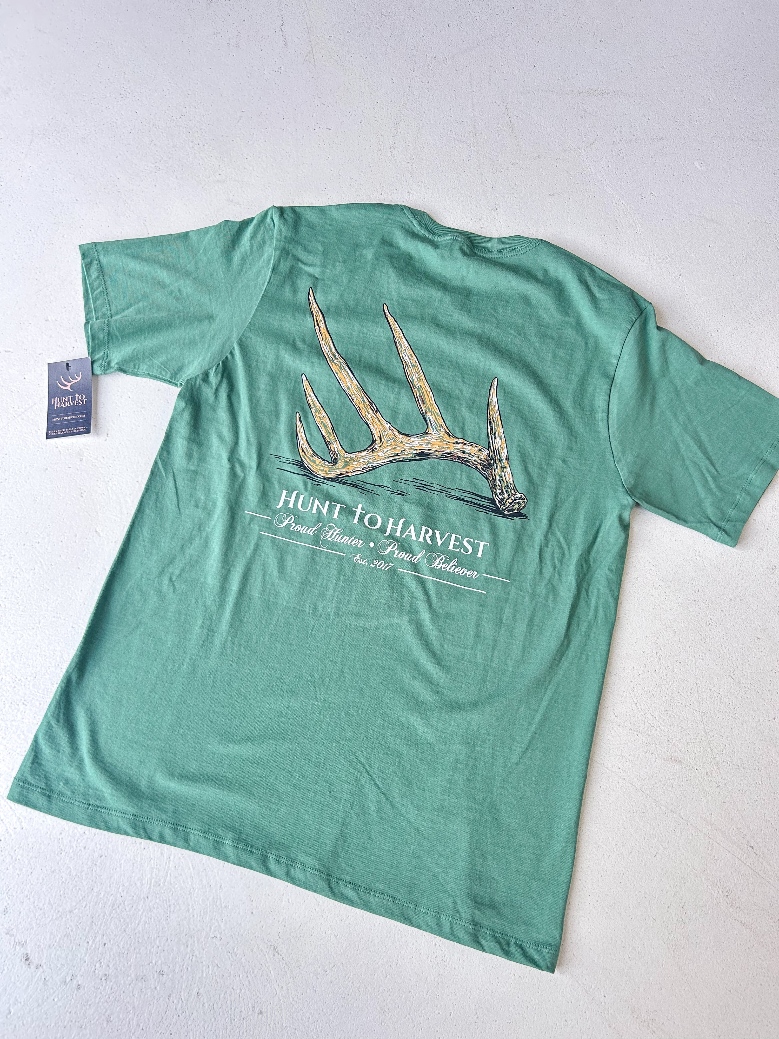Hunt To Harvest | Shed Tee - Green | Jincy's Southern Exchange