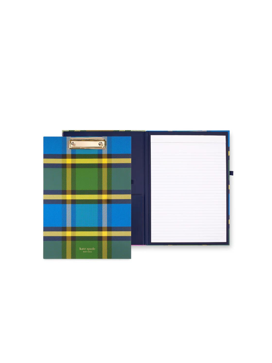 Kate Spade | Clipboard Folio - Grand Plaid Duo | Jincy's Southern Exchange