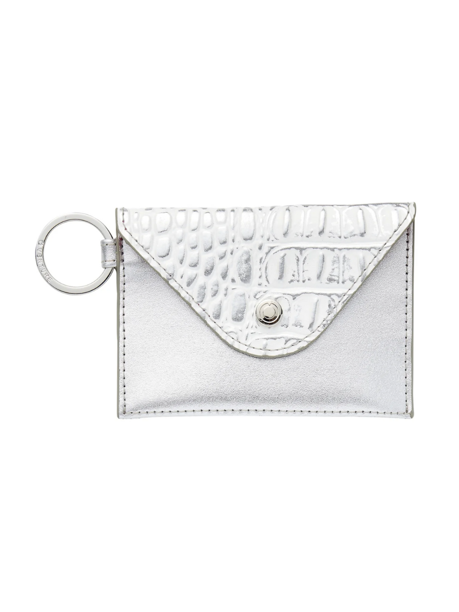 OVENTURE | Mini Envelope Wallet - Silver Leather | Jincy's Southern ...