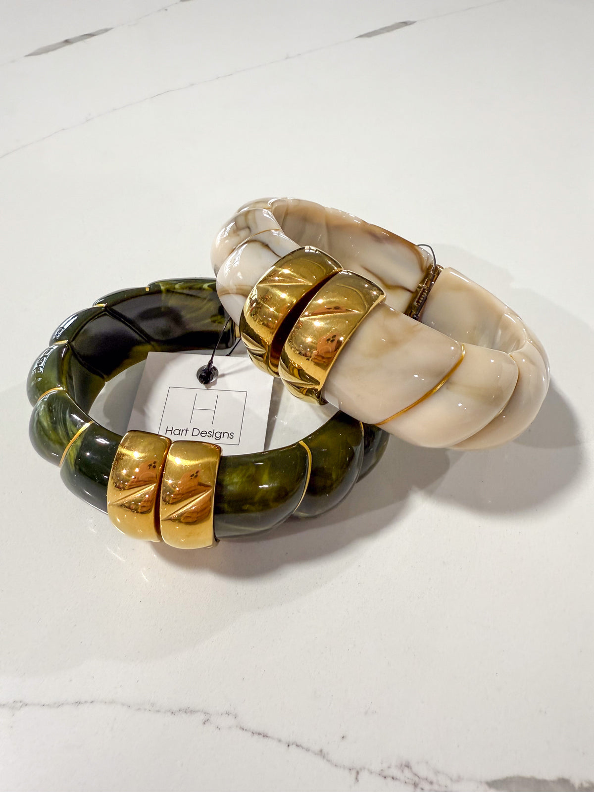 Hart Designs | Assorted Twisted Marble Glam Cuffs | Jincy's Southern ...