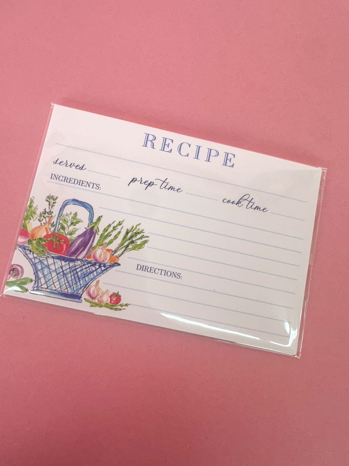 Rosanne Beck | Recipe Card - Vegetables in Basket | Jincy's Southern ...