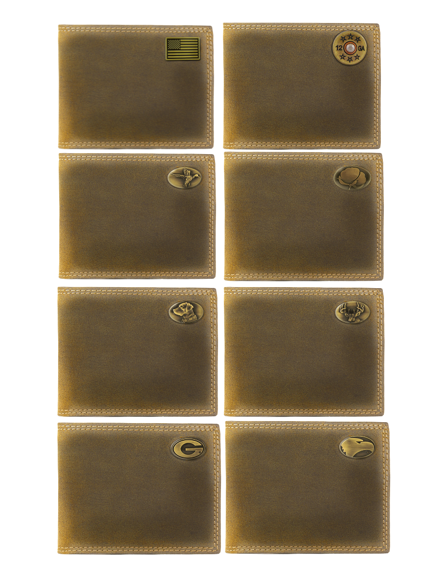 Zep-Pro | Vintage Tan Leather BiFold Wallet - 8 Styles | Jincy's ...