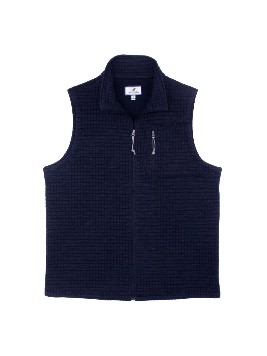 Properly Tied | YOUTH Delta Vest - Navy | Jincy's Southern Exchange