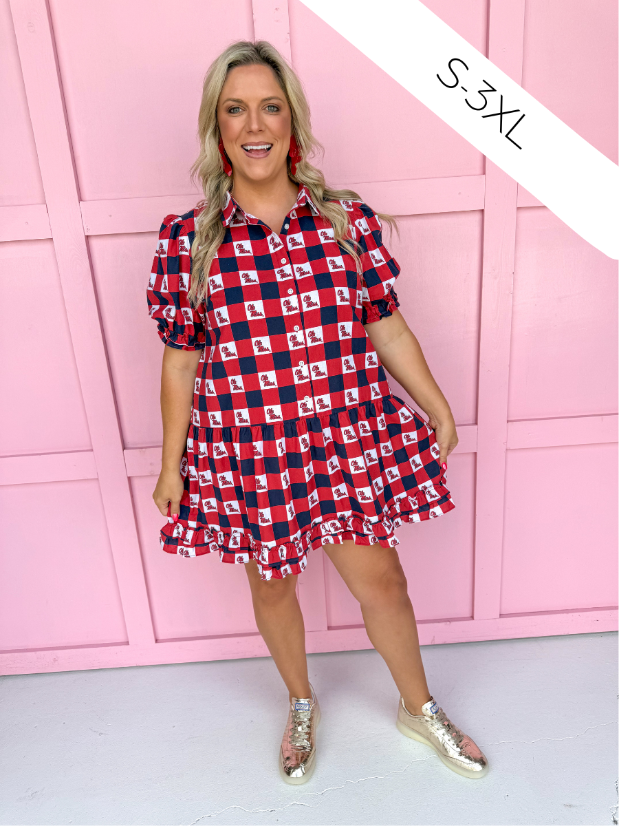 Stewart Simmons | Gingham Dress - Ole Miss®