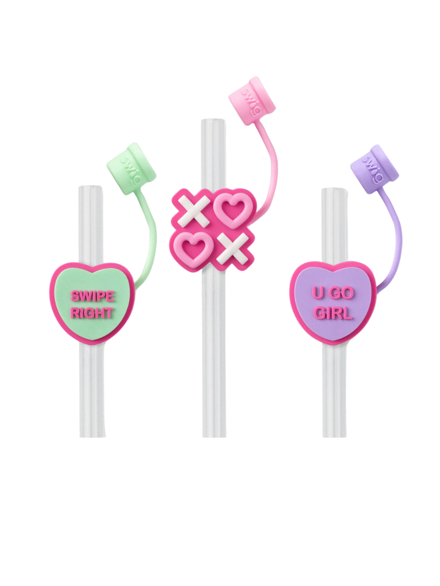 Swig | Straw Topper Set - Be Mine | Jincy's Southern Exchange