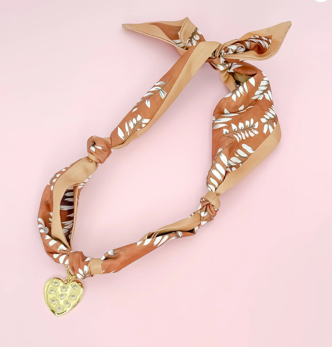 Treasure Jewels | Tangled In Love Scarf Necklace - Brown | Jincy's ...