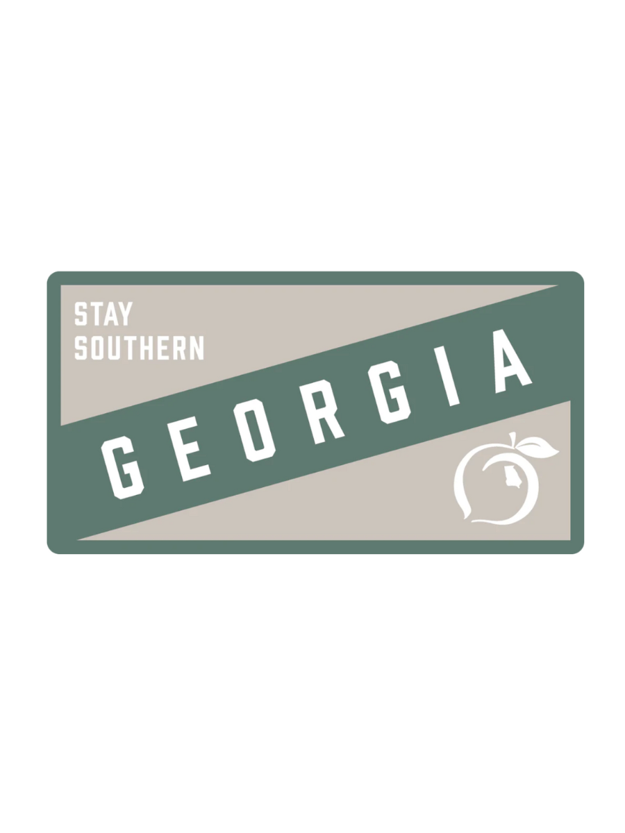 Peach State Pride | Stay Southern Decal | Jincy's Southern Exchange