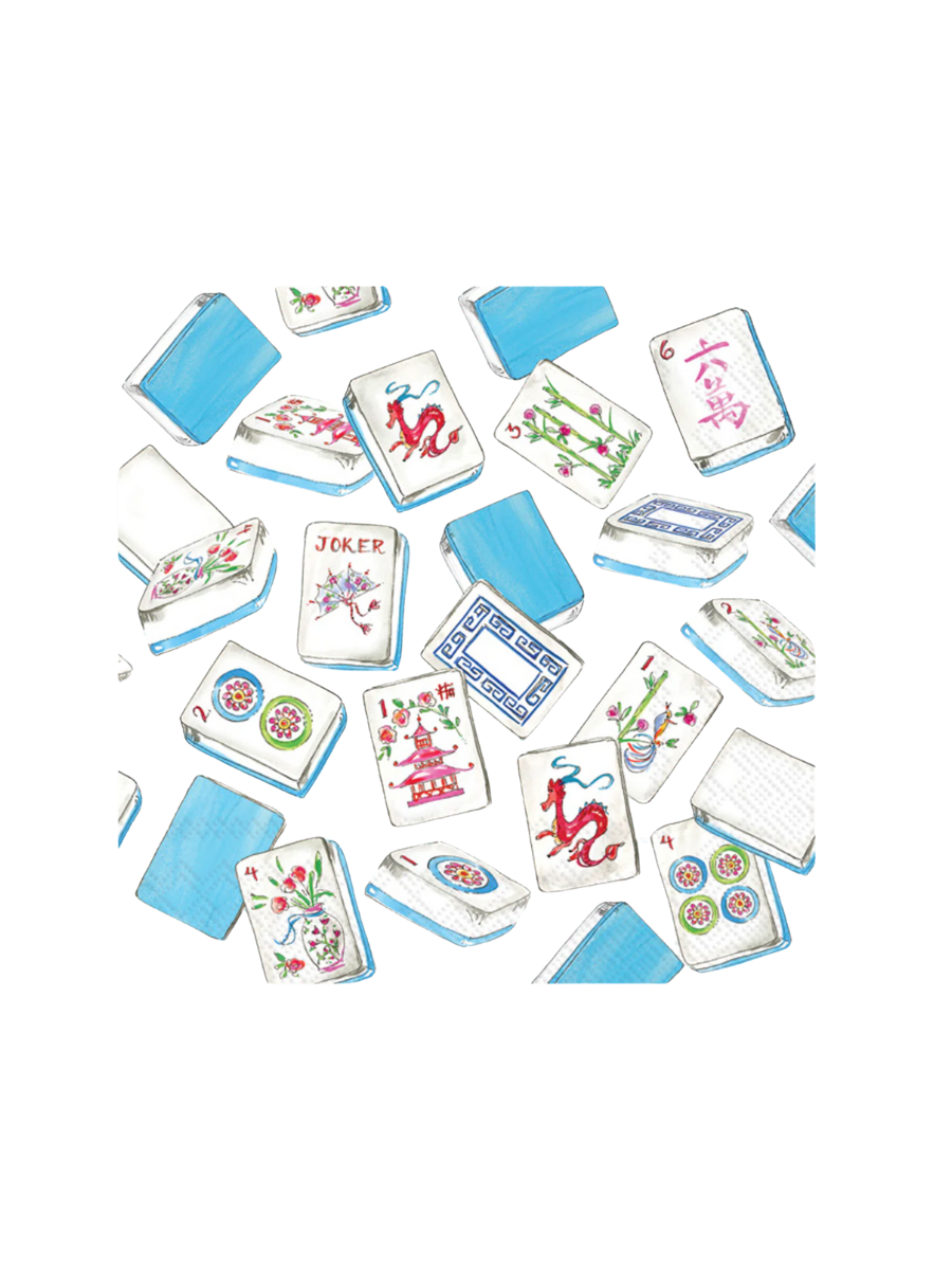 Rosanne Beck | Mahjong Cocktail Napkins | Jincy's Southern Exchange