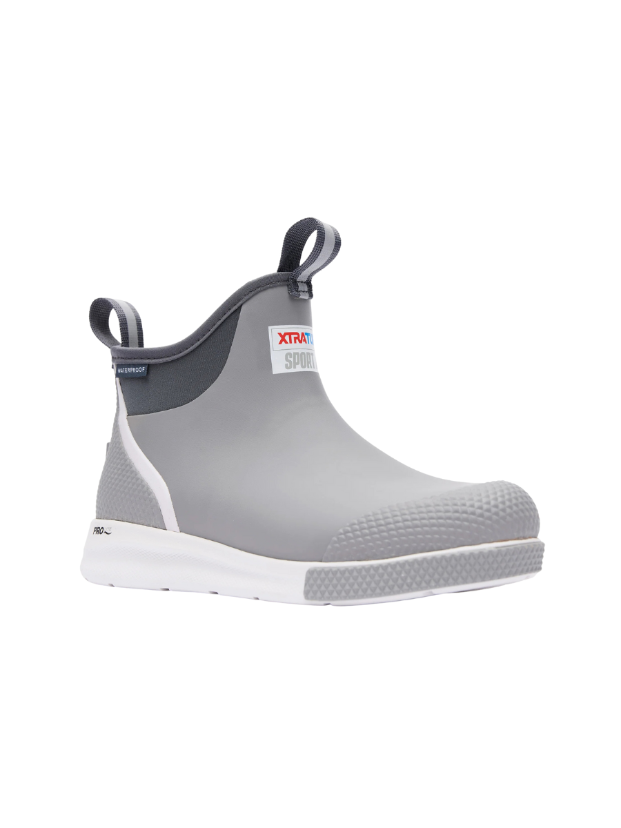 XTRATUF | Grey - Men's Ankle Deck Boot Sport | Jincy's Southern Exchange