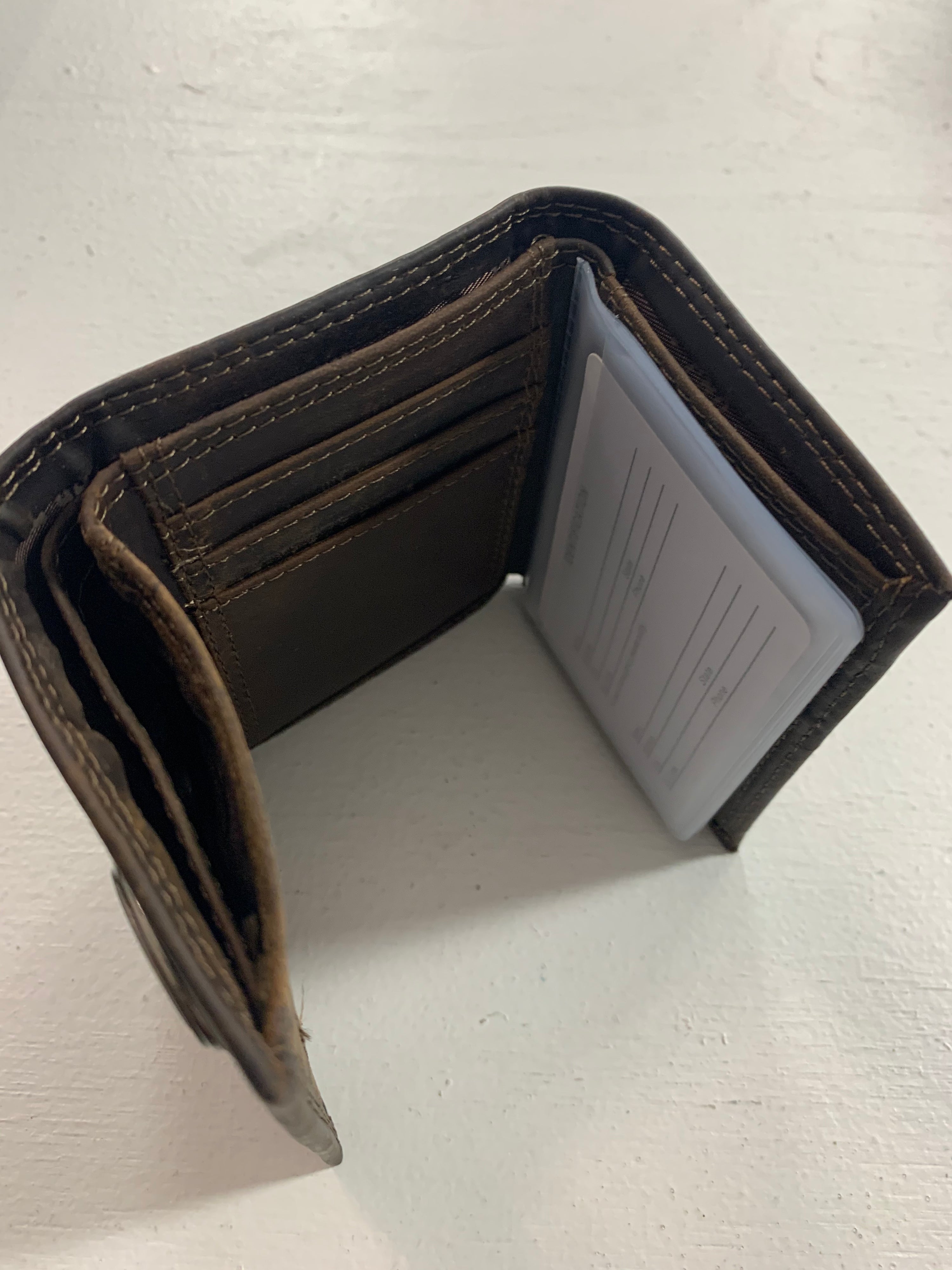 Zep-Pro | Men's Leather Tri-fold Wallet | Jincy's Southern Exchange
